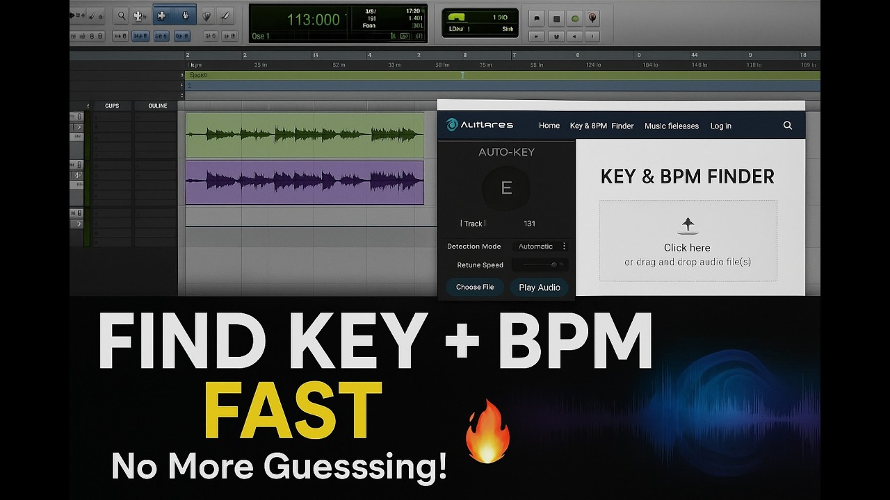 How to Find the Key & BPM of Any Song in Pro Tools (FAST & EASY) - YouTube
