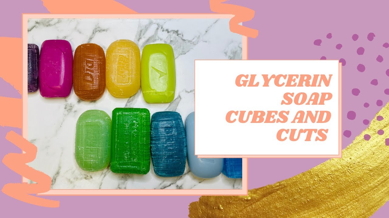 Glycerin Soap Cubes - Soap Cutting ASMR - Dry Soap - Soap Cubes ASMR ...