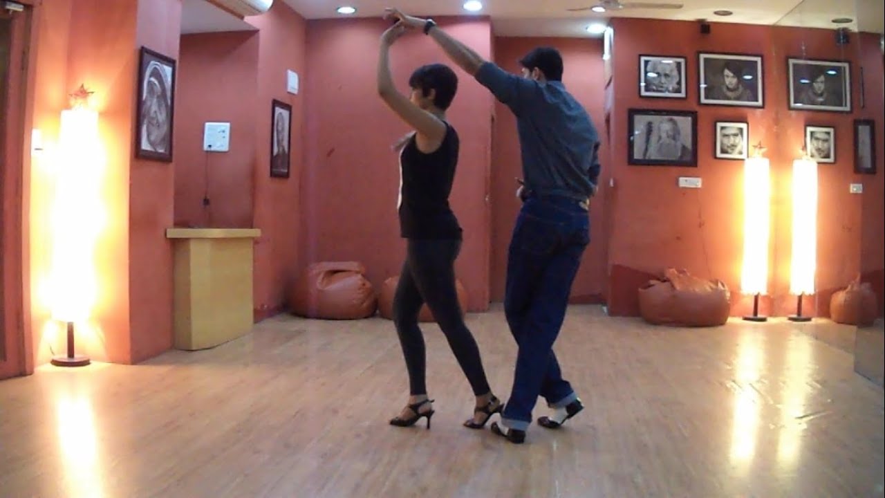Salsa Beginners Move No.12: rounding off infinity - YouTube