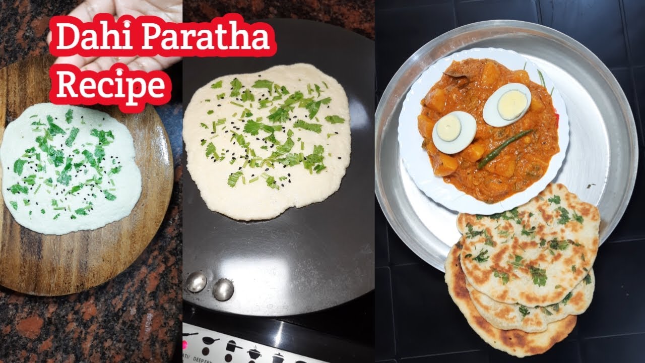 Dahi Paratha Recipe। Curd Paratha Recipe। Dahi ka Paratha। Doi Paratha ...