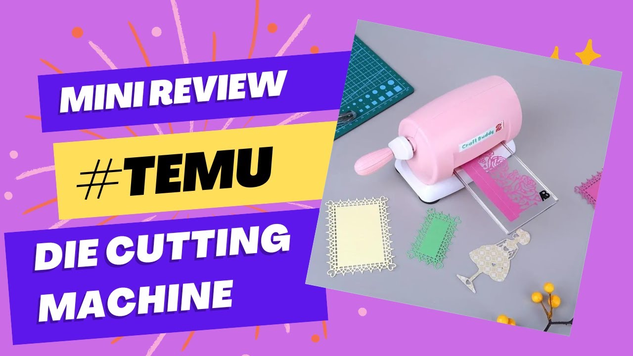 Mini #review of #temu #diecuttingmachine - YouTube