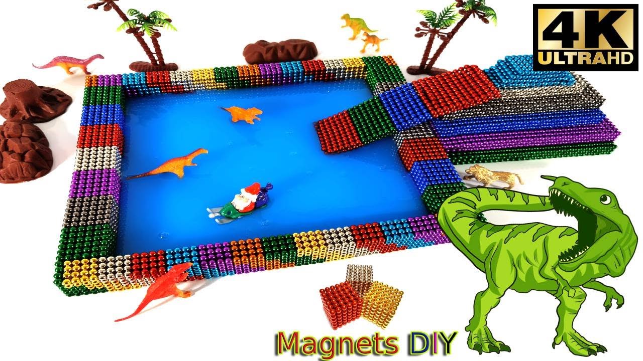 DIY How To Make a Beautiful Swimming Pool with 20000 Magnetic Ball ...
