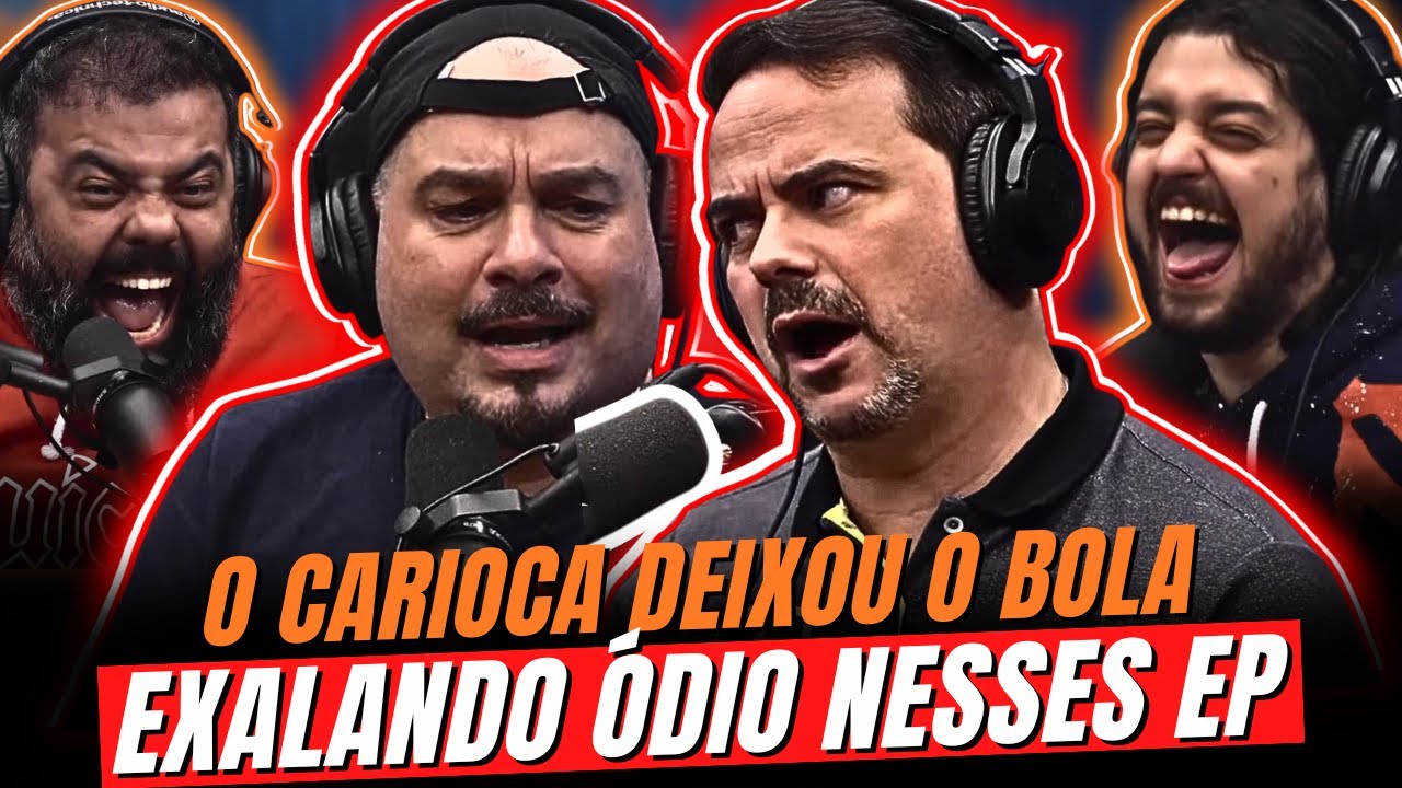 EPISÓDIO ÉPICO do FLOW PODCAST - Melhores Momentos do Bola e do Carioca ...