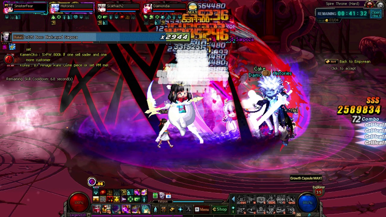 [DFO] Pandemonium War (hard) speed run PB 10:11 - YouTube