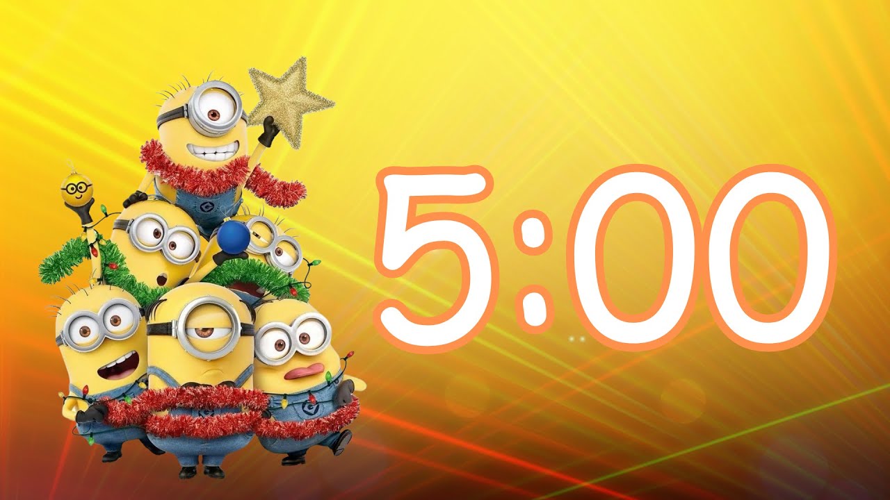 Minions Theme 5 Minute Countdown Timer - YouTube