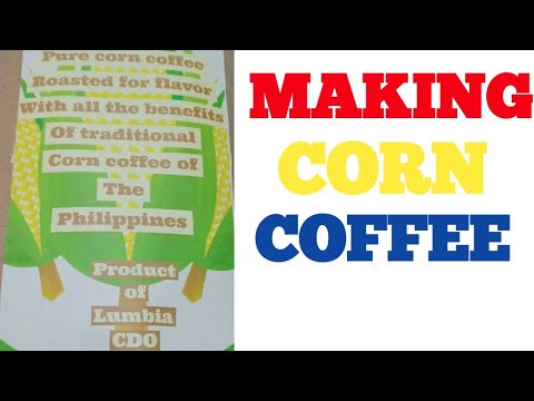 making corn coffee, for personal or business use, in your kitchen ...