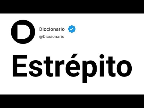 Estrépito Significado En Español - YouTube