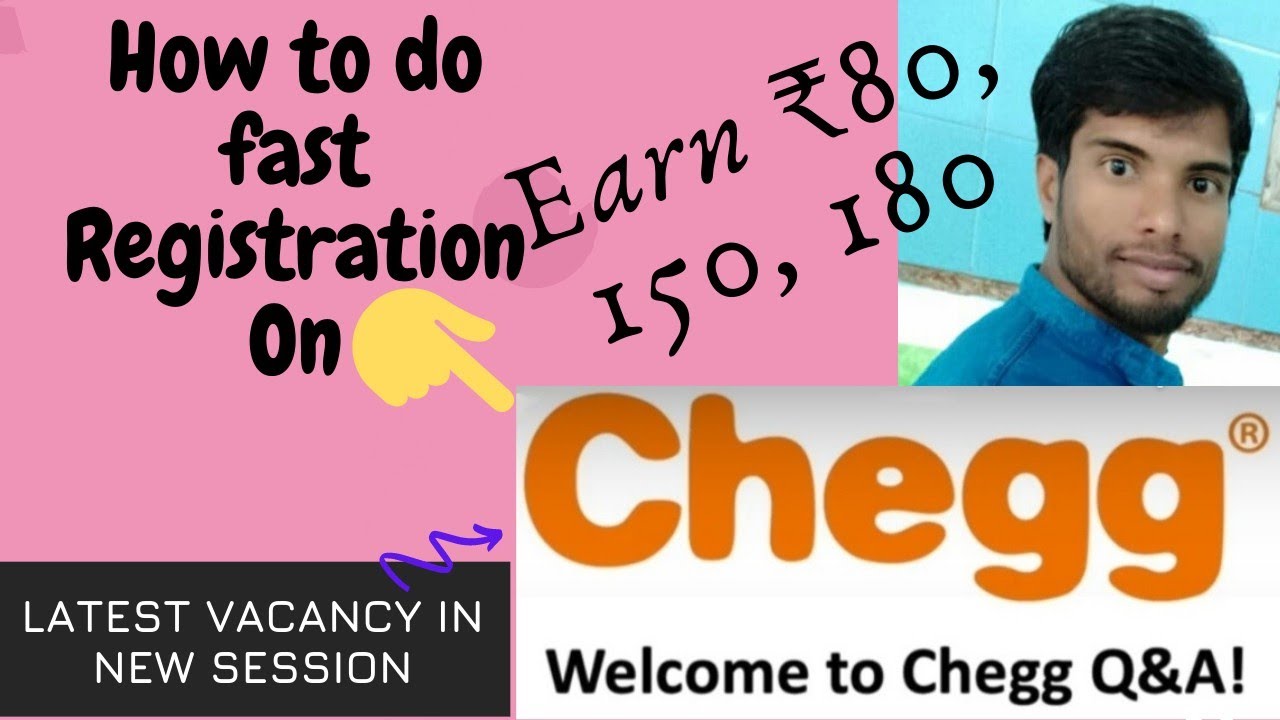 Chegg QA Expert/How I do Fast Registration & Earn ₹150/Question ...