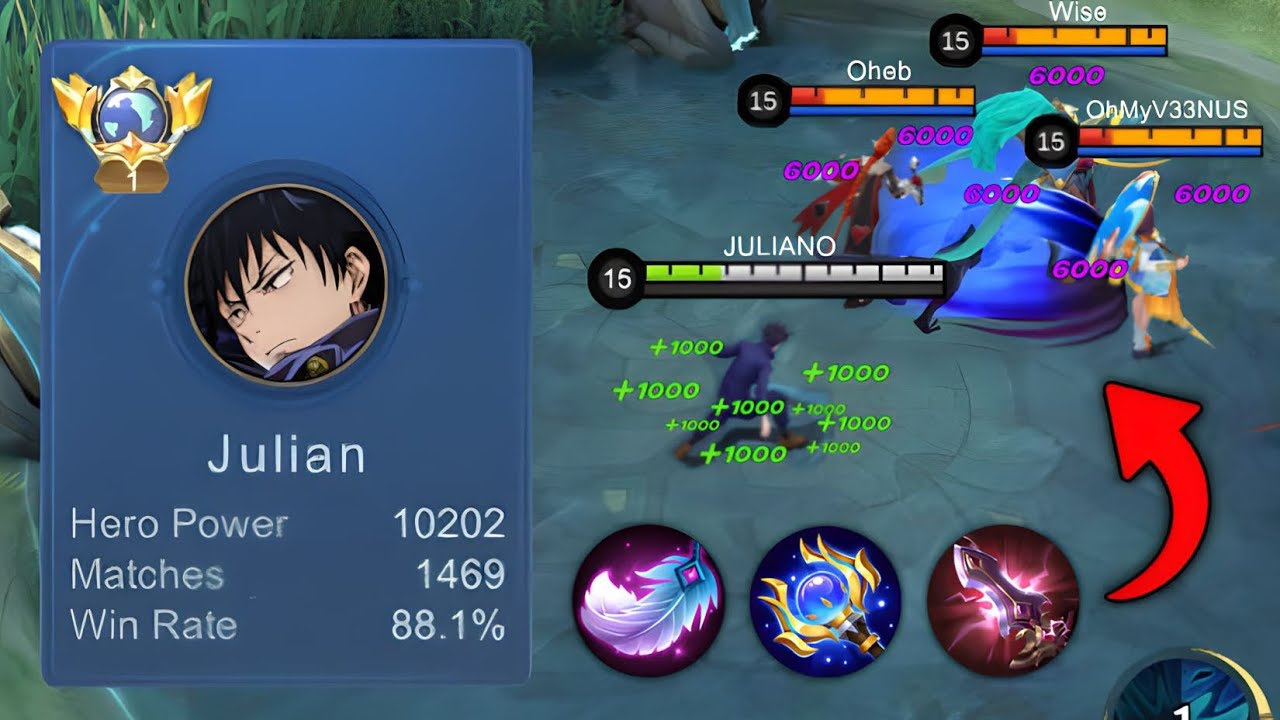 WTF DAMAGE!! BEST 1 HIT BUILD JULIAN 2023 ( julian best build 2023 ...
