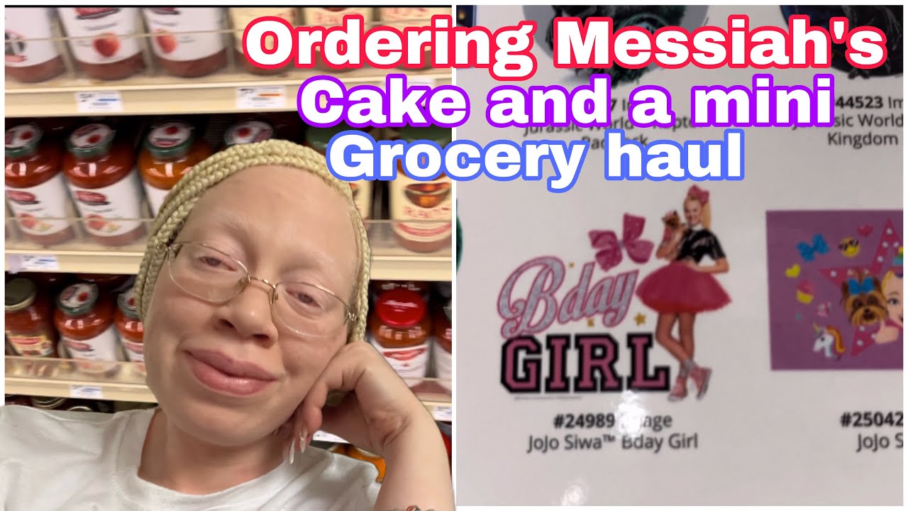 Ordering Messiah’s Birthday Cake + Mini Haul - YouTube