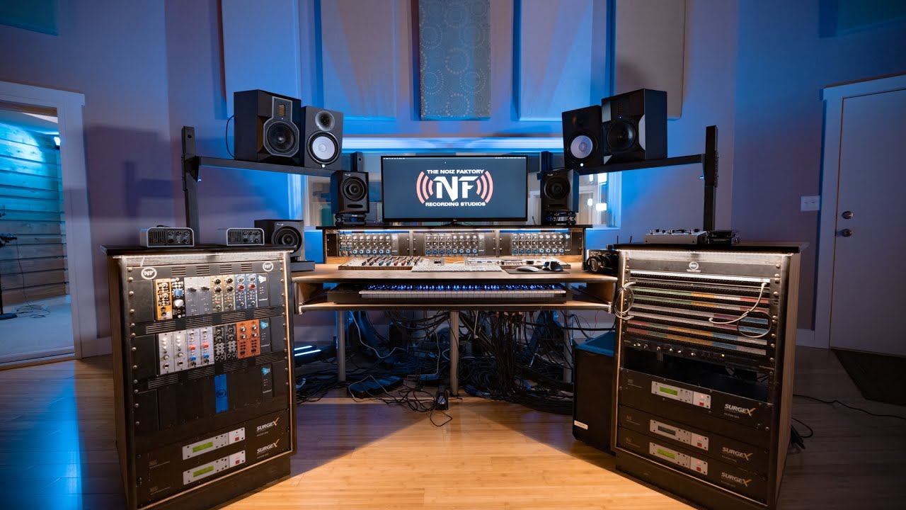 EPIC STUDIO SETUP In a BARN 2022 | The Noiz Faktory (studio tour) - YouTube