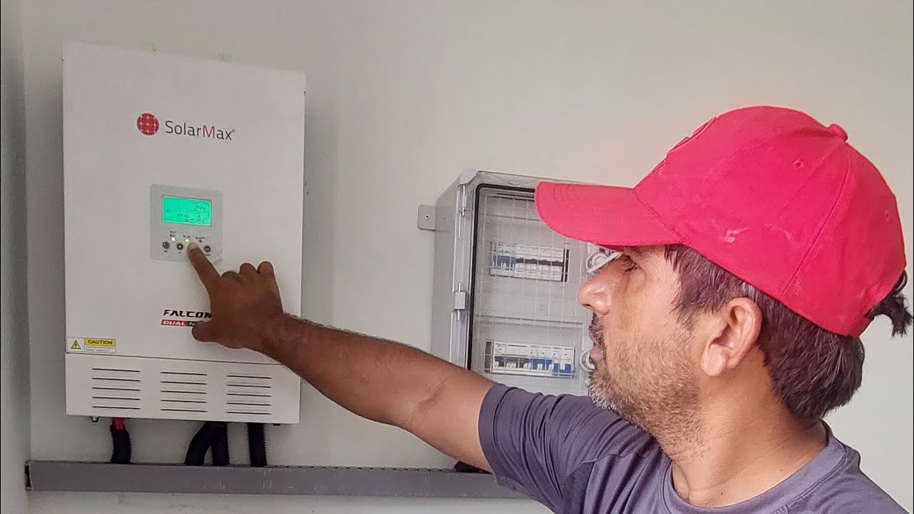 Solar Max Falcon -Dual pv 6000 Hybrid Solar inverter with Longi 545 ...