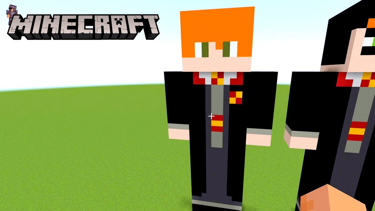 How To Build Ron Weasly In Minecraft - YouTube