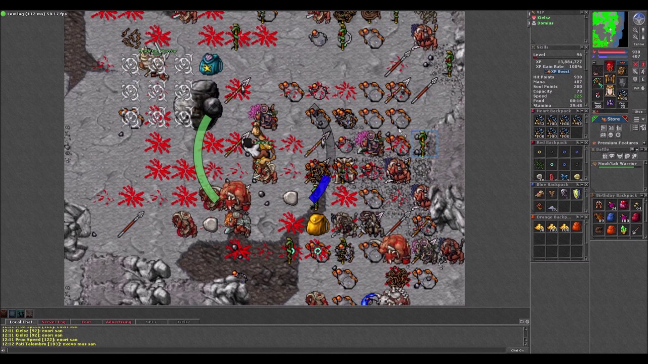 TIBIA - HUNT COM O KIEL - MELHORES MOMENTOS - YouTube