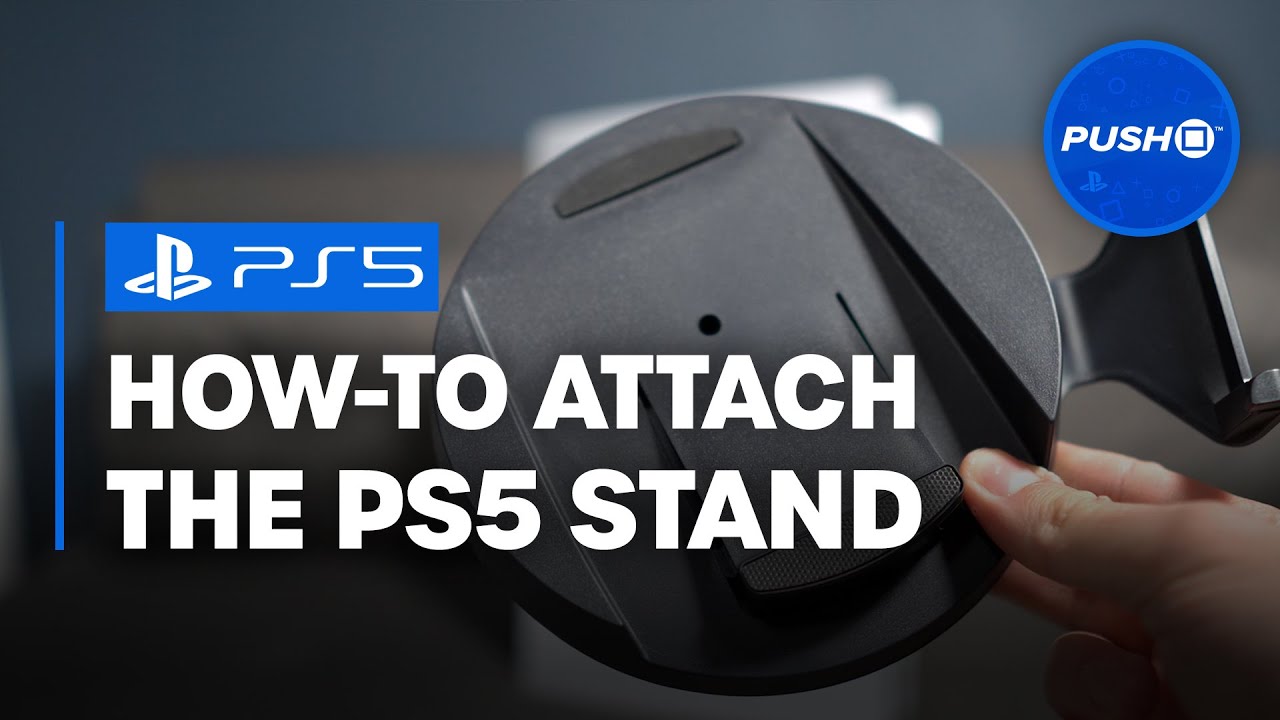 How to Attach PS5 Stand | PlayStation 5 - YouTube