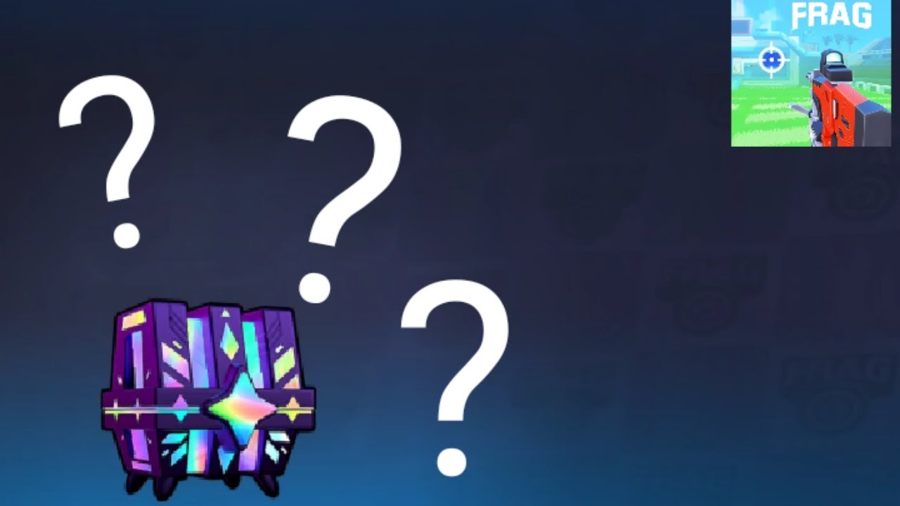 Open My LEGENDARY Chest in | #FRAG pro shooter - YouTube