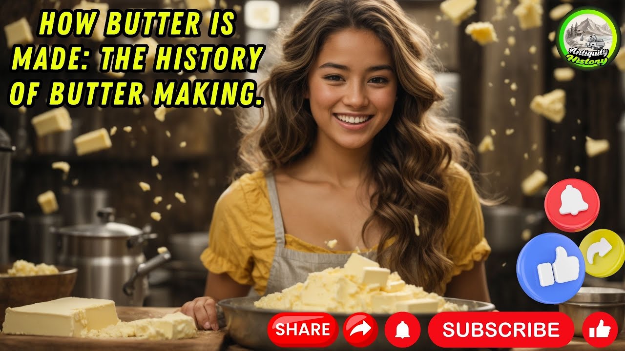 How Butter is Made: The History of Butter Making. - YouTube