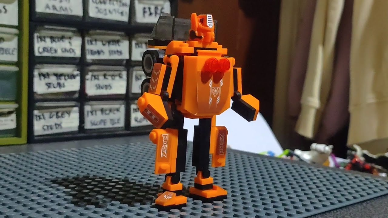 LEGO TRANSFORM WARRIOR || BOOT-LEGO REVIEW || ORANGE BOT || HAUL #4 ...