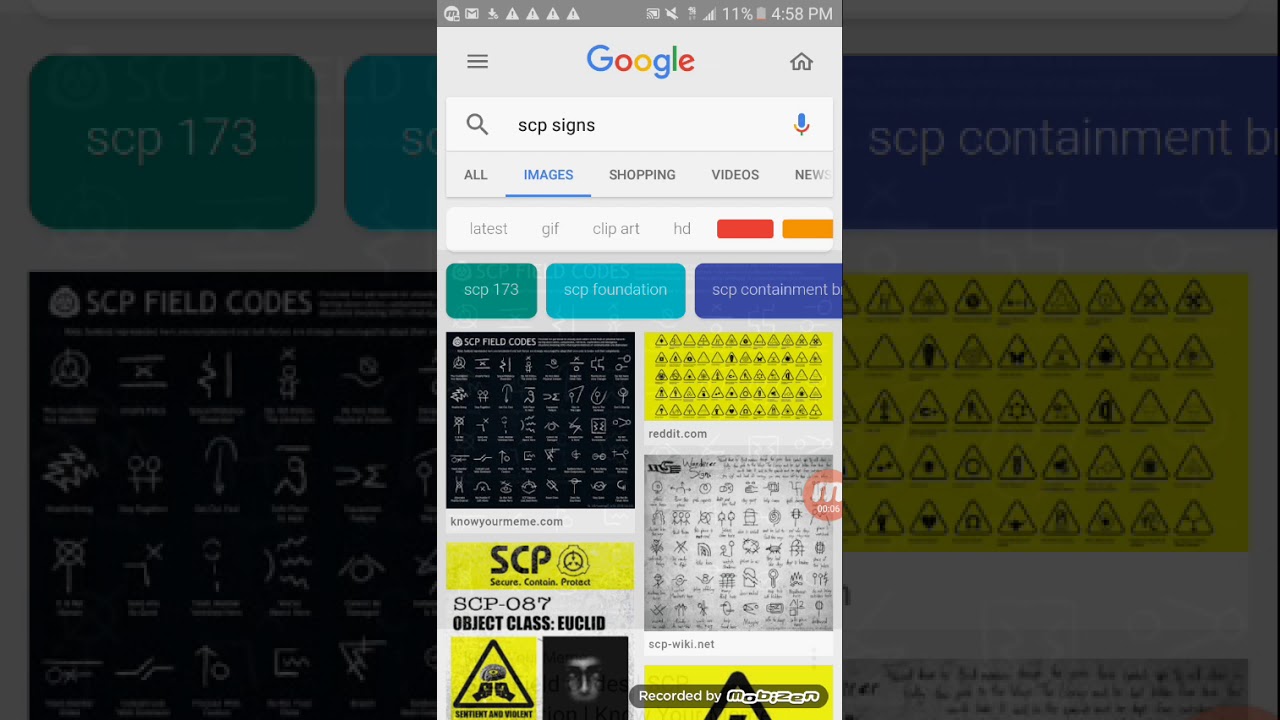 The scp signs - YouTube
