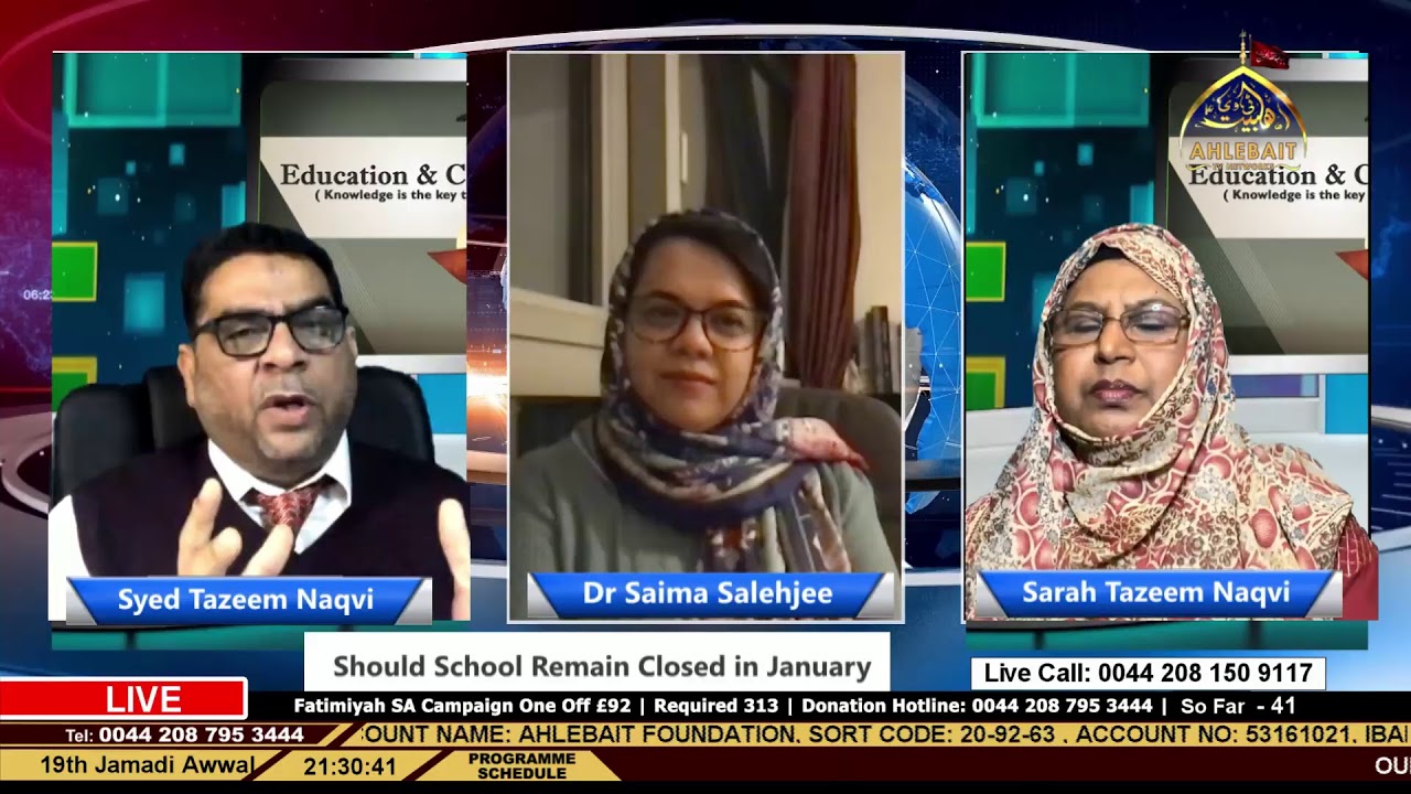 Education and Career - Tazeem Naqvi - Dr Saima Salehjee - Sarah Tazeem ...
