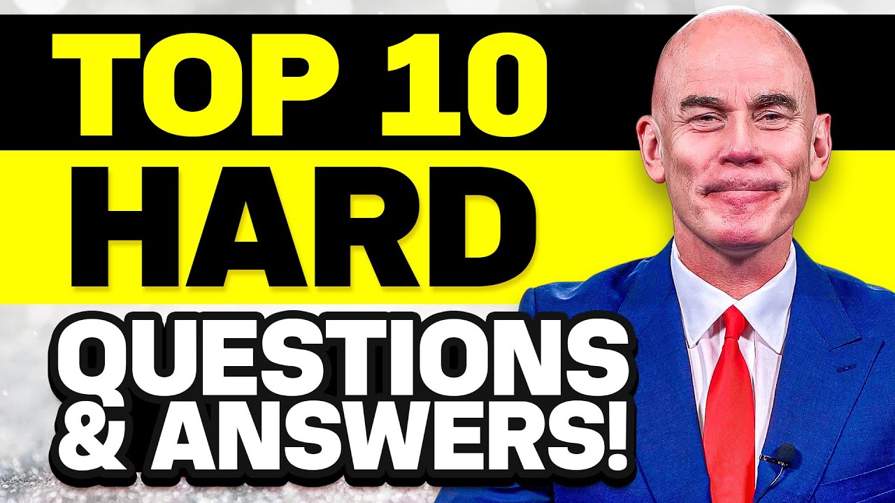 TOP 10 MOST DIFFICULT INTERVIEW QUESTIONS & ANSWERS! (How to ANSWER ...