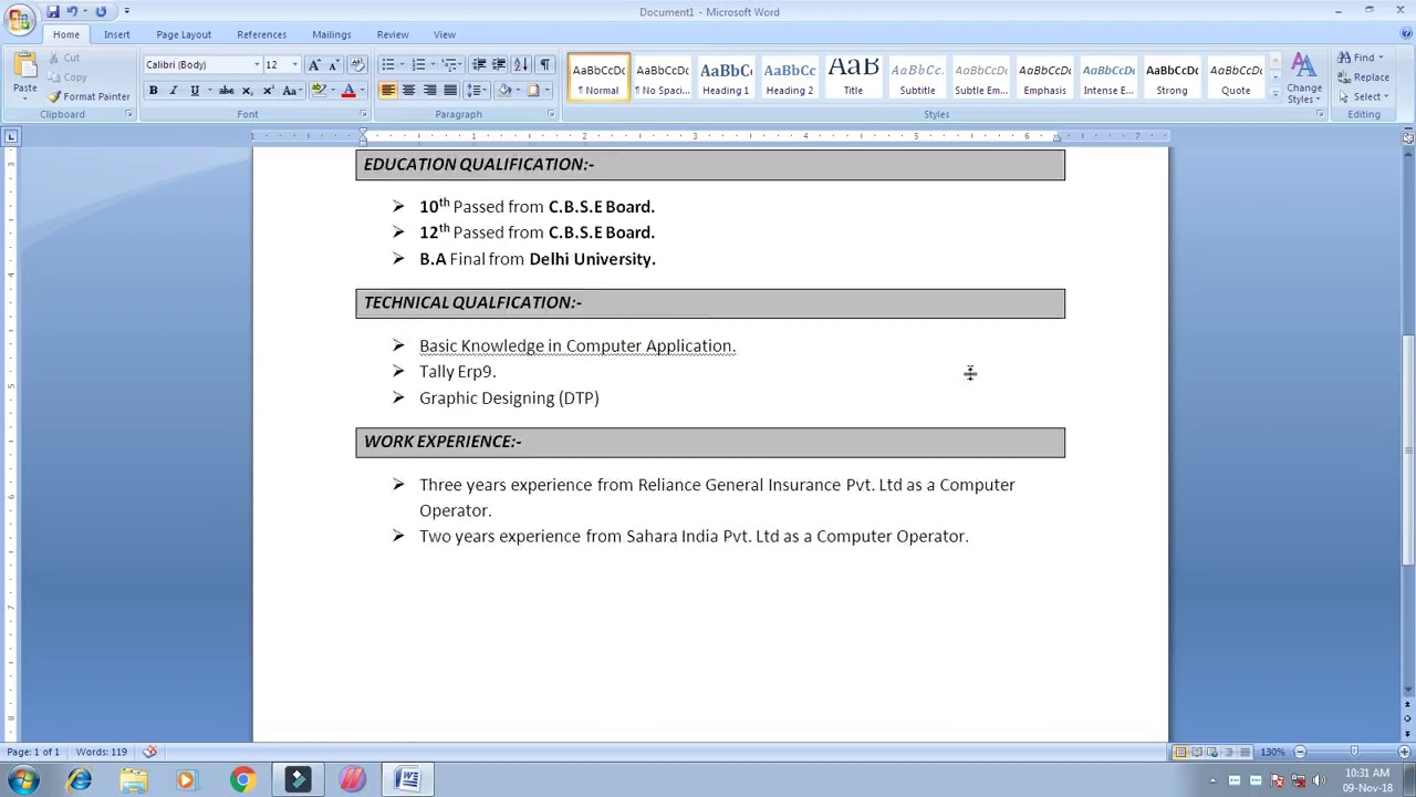 How To Create Resume In Ms Word How To Make Resume In Ms Word YouTube How To Create Resume In Ms Word How To Make Resume In Ms Word YouTube