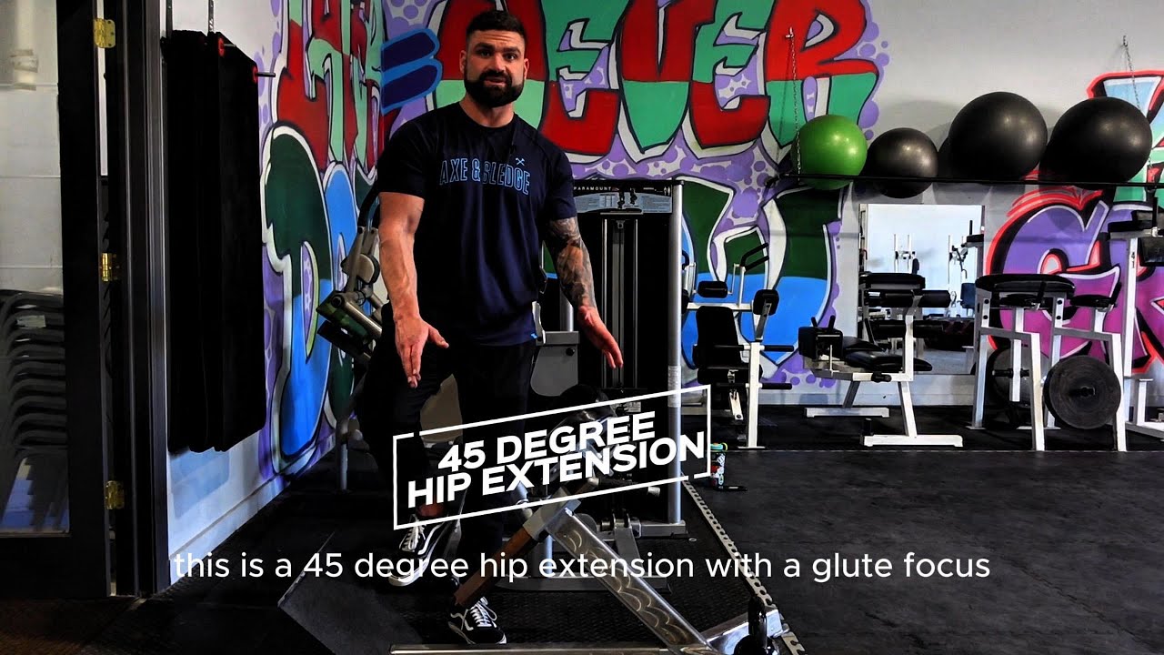 45 Degree Hip Extension - YouTube