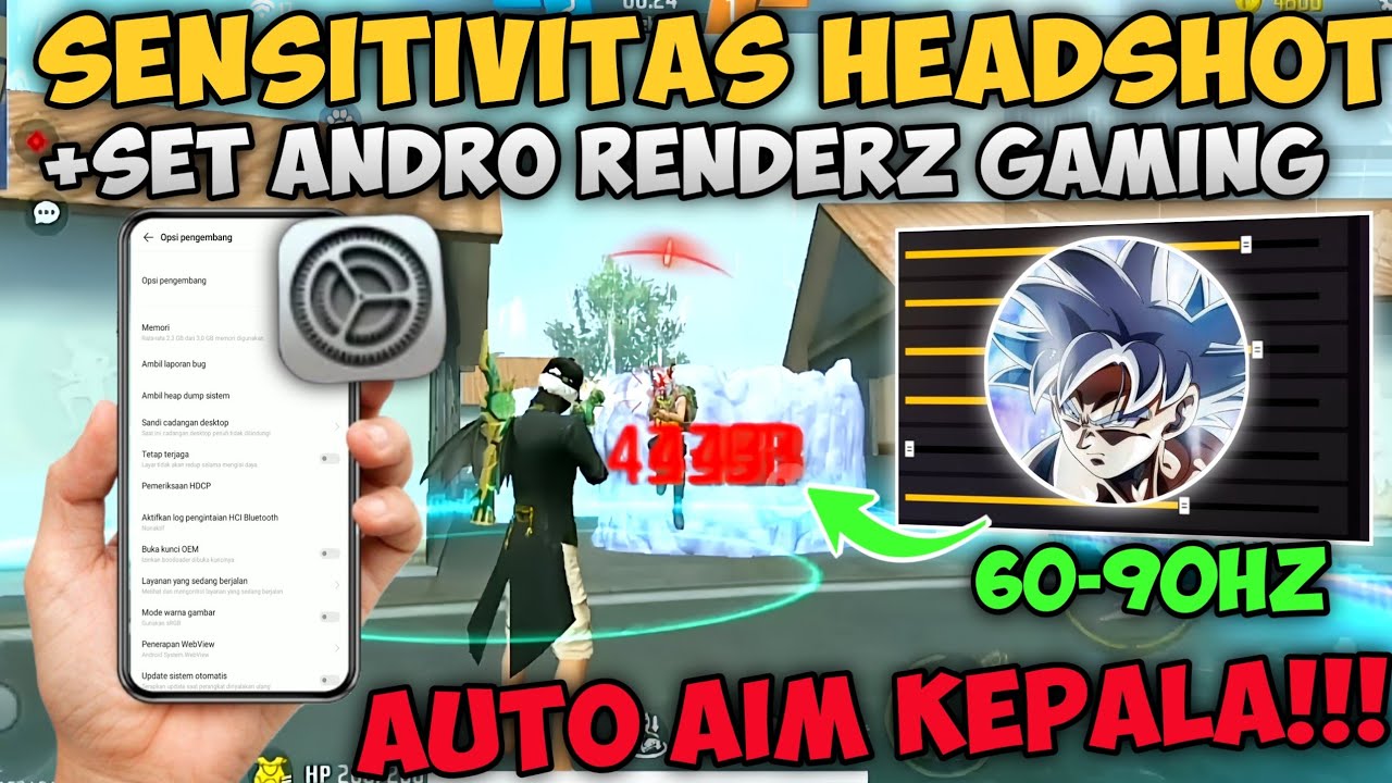 SETTINGS 60HZ🔒SENSI RENDERZ GAMING👽⚡SET ANDRO+SENSITIVITAS AUTO HEADSHOT TERBARU 2024🔥 GACOR ...