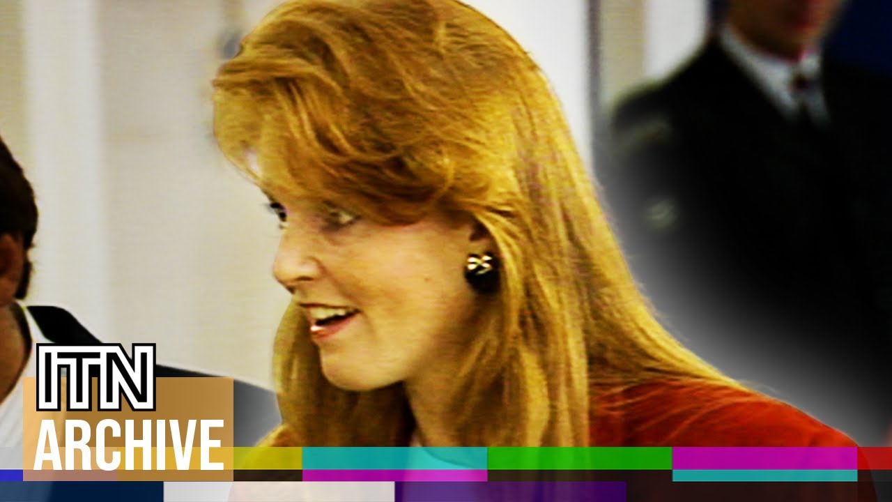 Sarah Ferguson Raises Smiles at Cancer Fundraiser (1987) - YouTube