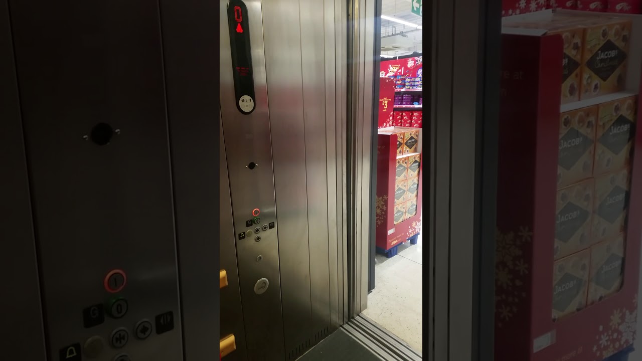 Motherwell, Scotland, Asda, Kone elevator going up - YouTube