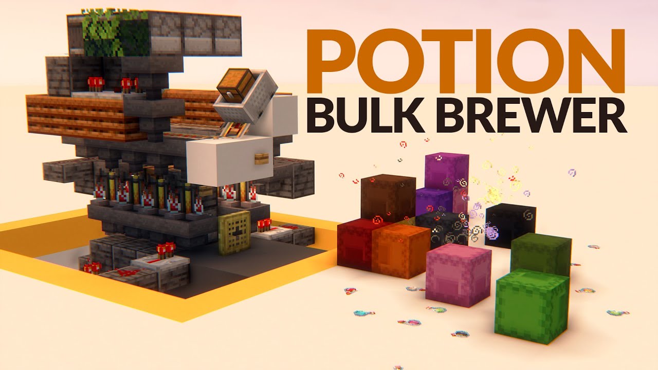Potion Bulk Brewer Showcase - Minecraft Redstone - YouTube