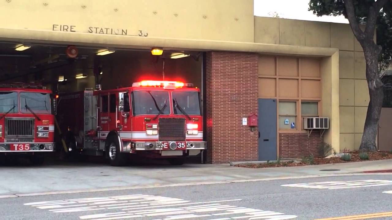 LAFD Engine & Rescue 35 - YouTube