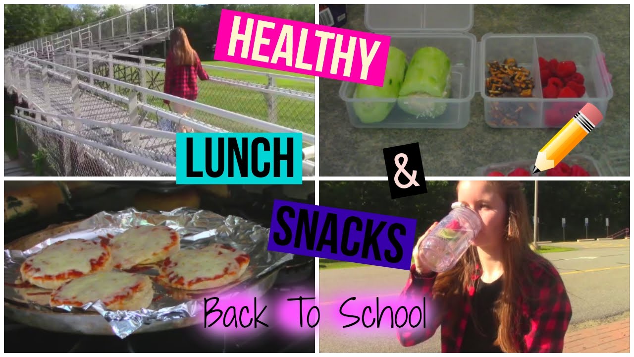 Back To School: Healthy Lunch and Snack Ideas! - YouTube