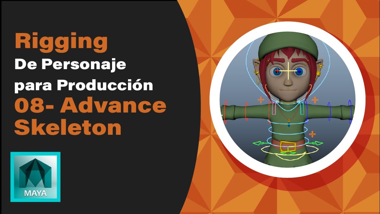 Rigging de un Personaje para Producción 08-Advance Skeleton - YouTube