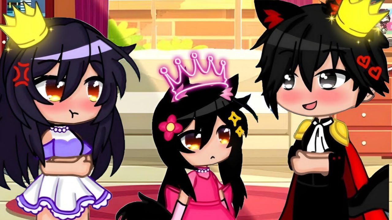 Princess👑 Aphmau & Prince Aaron 😍 meme#aphmauminecraft#aphmaugacha # ...