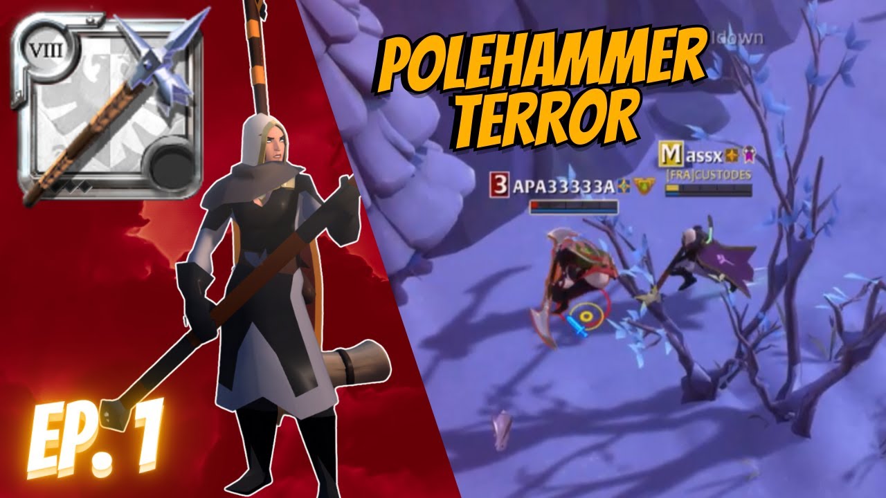 Albion Online | Ganking | Openworld PvP Polehammer Build Massx - YouTube
