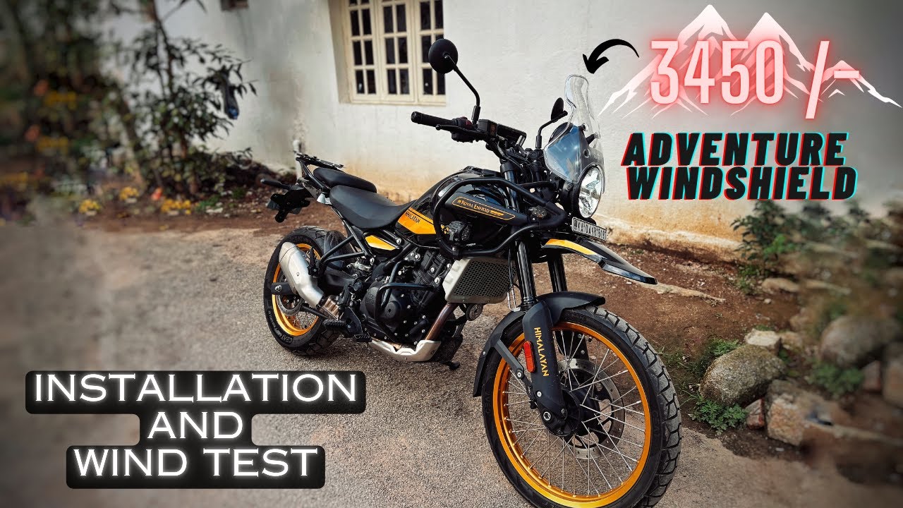 Royal enfield Himalayan 450 Adventure windshield/windscreen | Tall ...