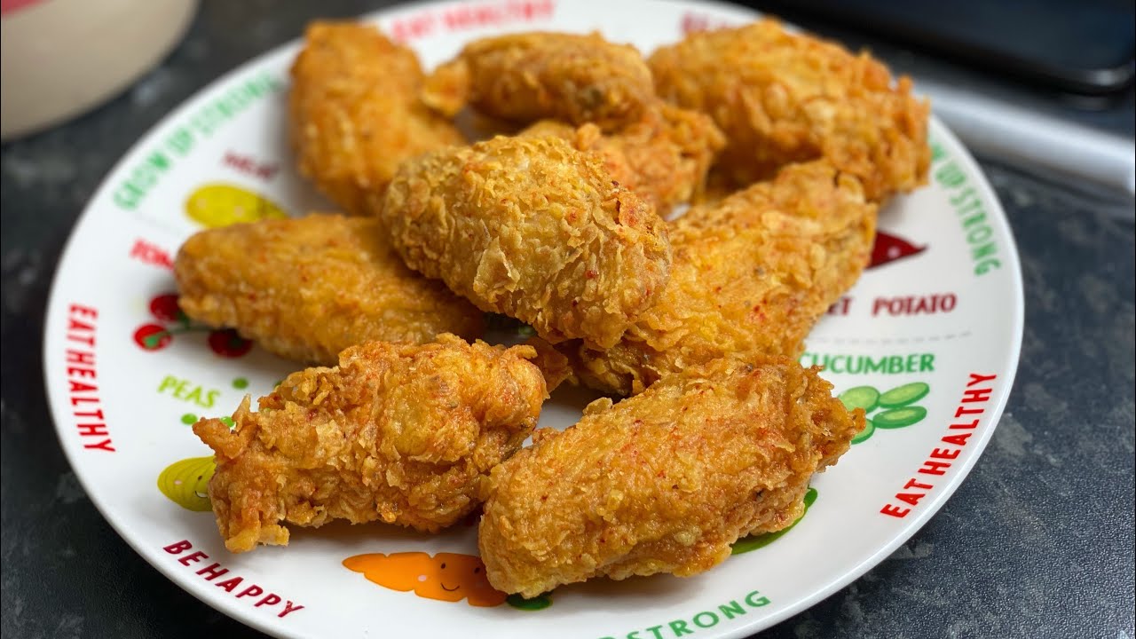 Grandmas secret on how to make the chicken dry and crispy - YouTube