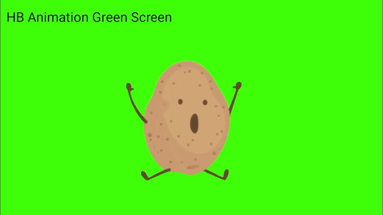 Potato 🥔 Animation (Green Screen) - YouTube