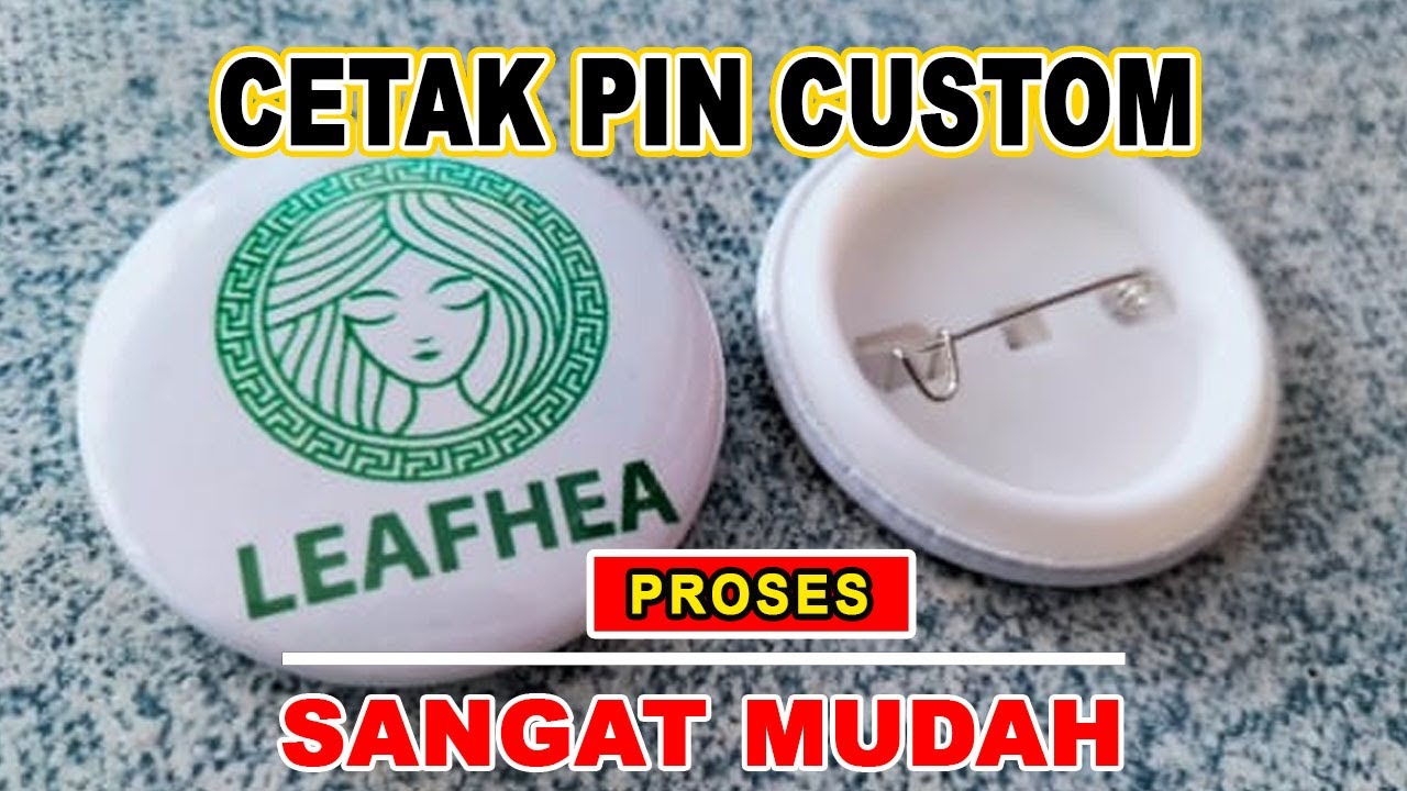 PROSES CETAK PIN CUSTOM 💥💥 - YouTube