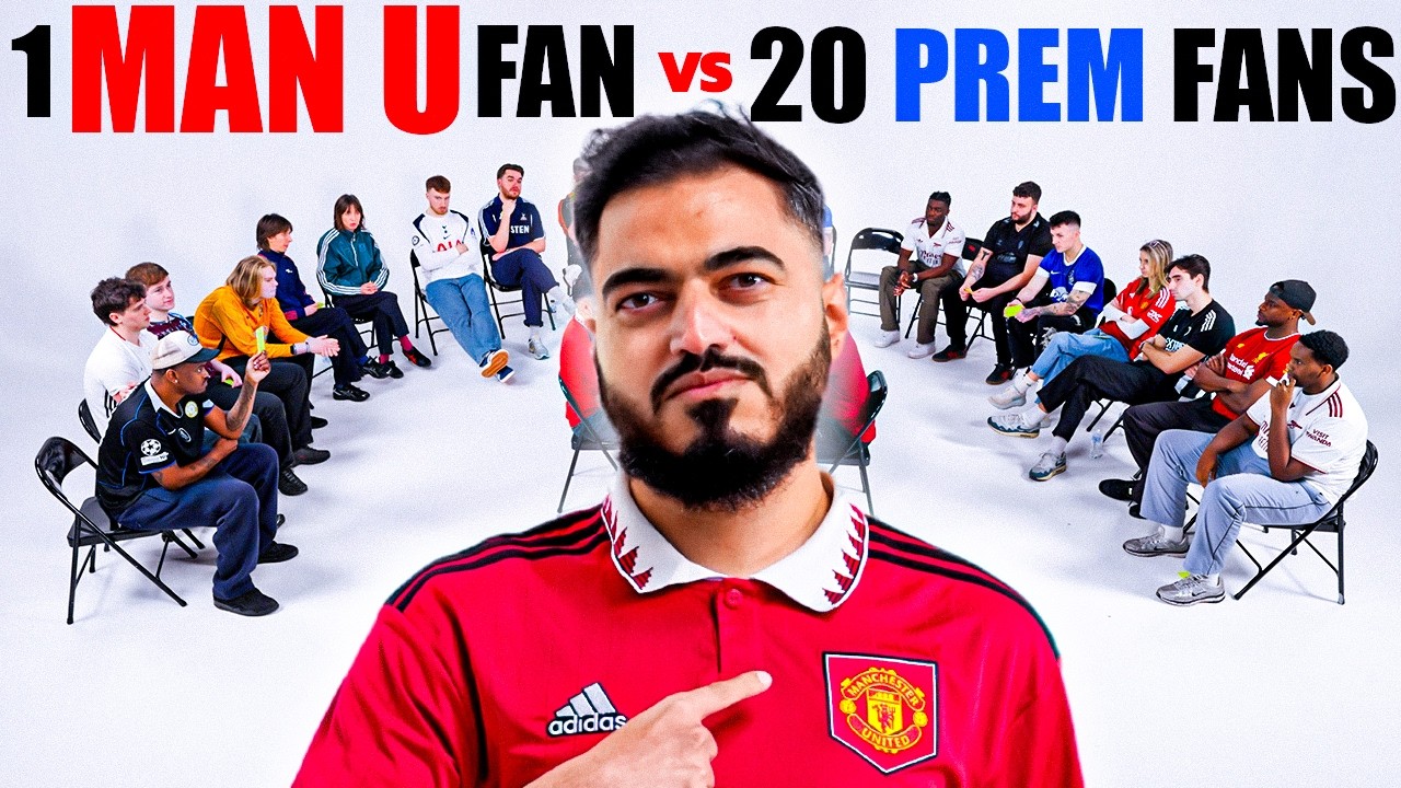 1 Manchester United Fan v 20 Premier League Fans - YouTube