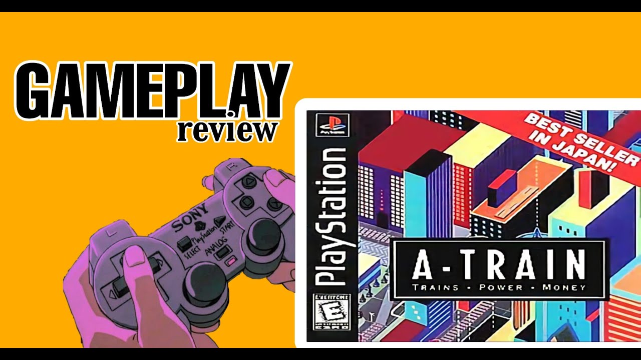 GAMEPLAY REVIEW A-TRAIN PlayStation 1 - YouTube