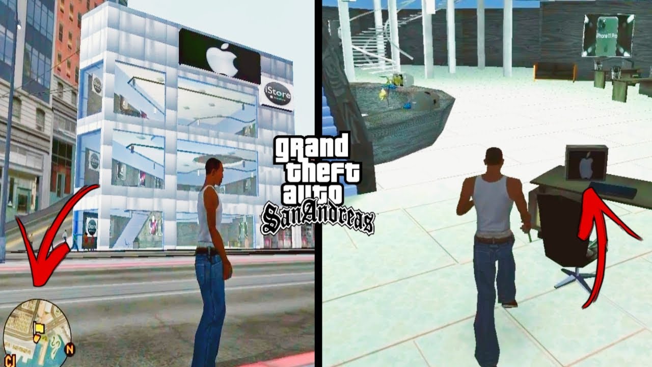 Apple Store Location In GTA San Andreas | I Found Apple Store In GTA ...