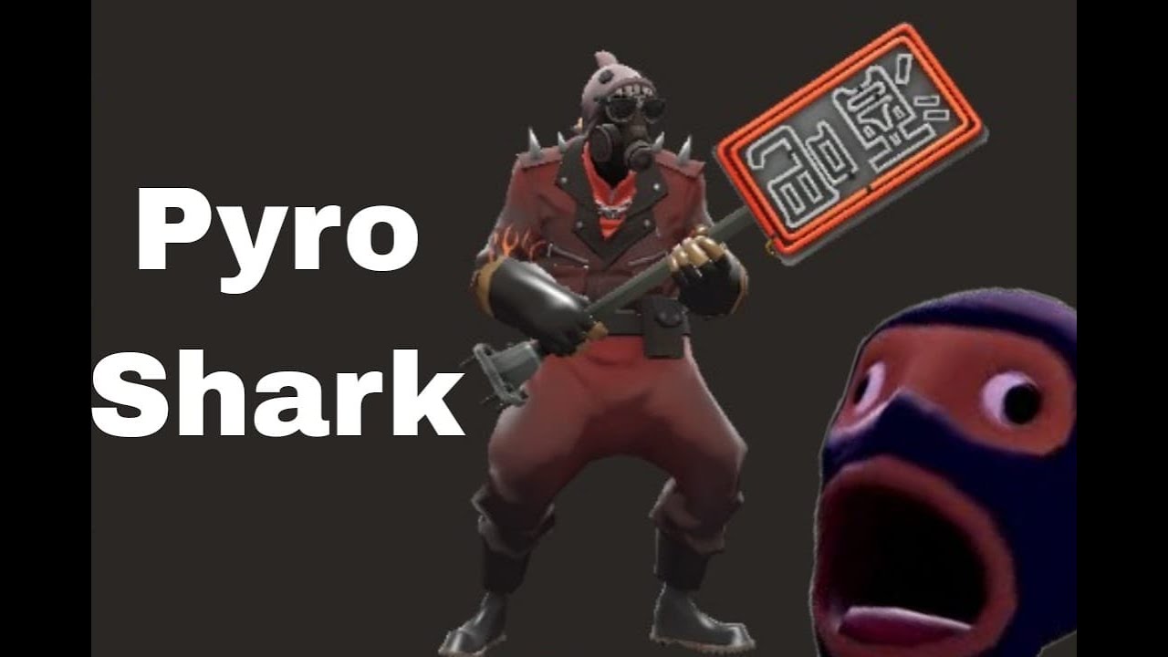 Pyro Shark in 2Fort TF2 - YouTube