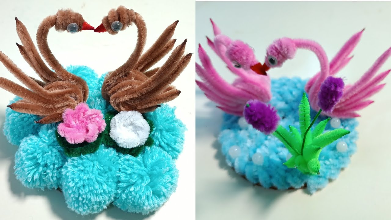 DIY | How To Make Pipe Cleaner Swans | Amazing Pipe Cleaner Swans # ...
