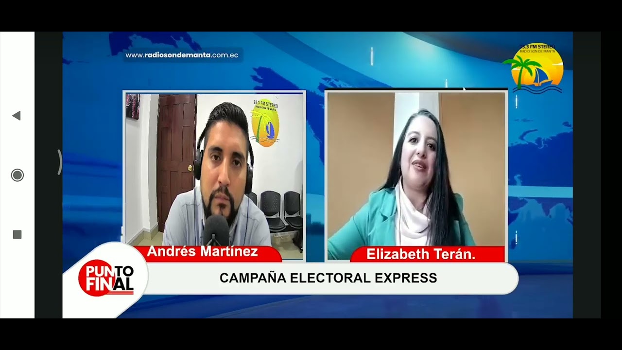 Radio Son de Manta Entrevista a Elizabeth Terán sobre campañas ...