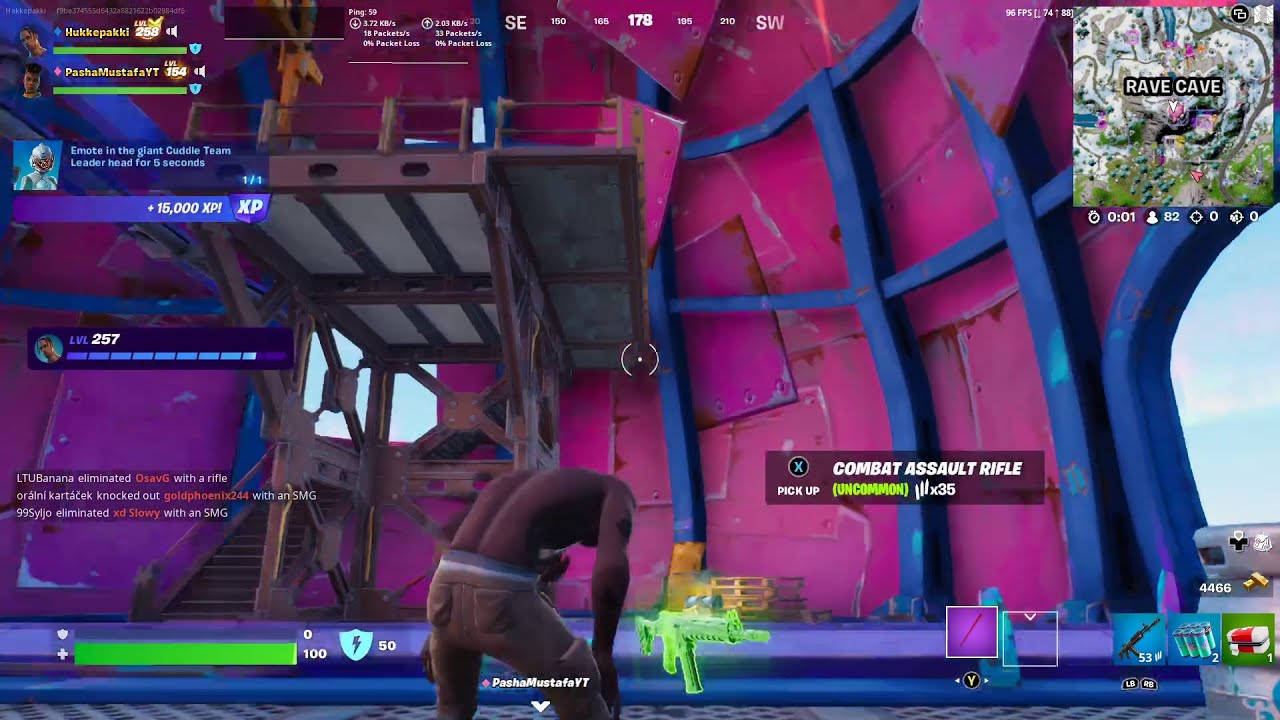 Fortnite Chapter 3 Season 3 Emote In Giant Cuddle Team Leader Head For ...