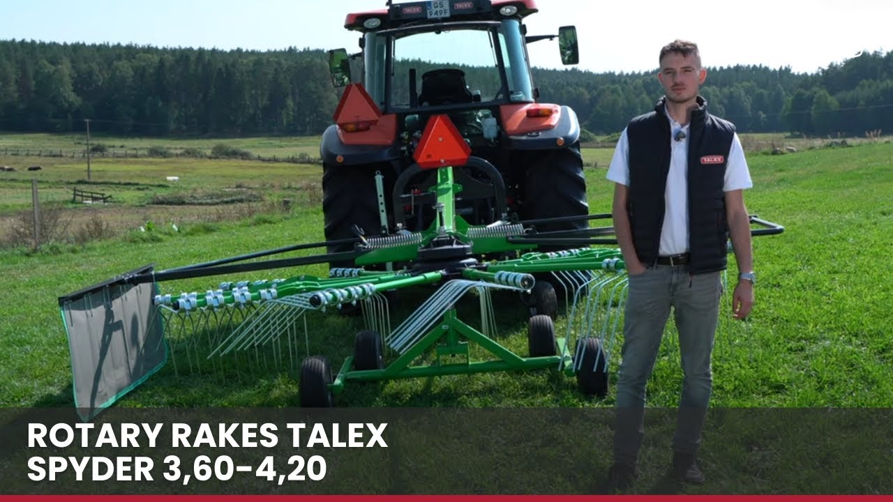 TALEX ROTARY RAKES SPYDER - YouTube