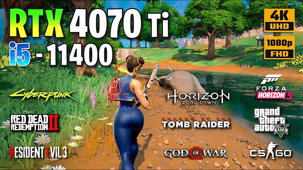 GeForce RTX 4070 Ti TEST in 10 GAMES 4K Max Settings 🔴 Ray Tracing 🔴 ...