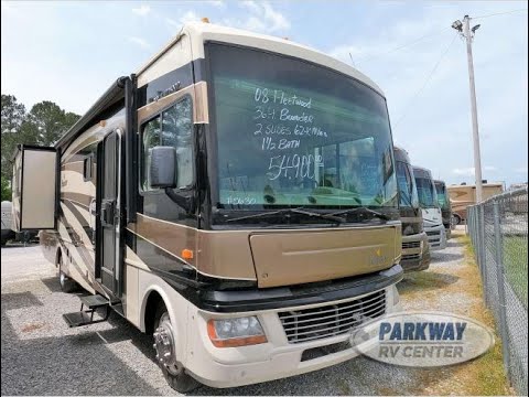 SOLD! 2008 Fleetwood Bounder 35E Class A Gas, 2 Slides, 362HP, Split ...